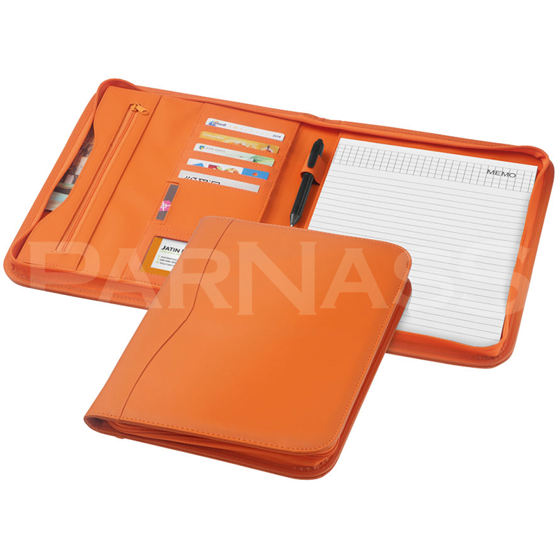 A4 dokumentu mape EBONY ZIPPED - Parnass